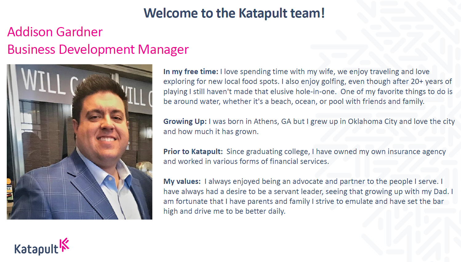 Katapult welcomes two new Business Development Managers to the team ...